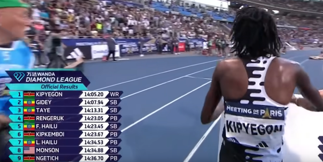 Kenya’s Faith Kipyegon Breaks Second World Record In Eight Days - Black ...