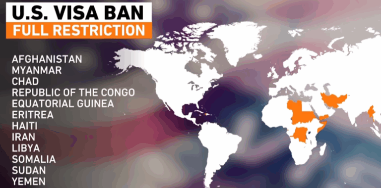 Trump Announces Travel Ban And Restrictions On 19 Countries - Black ...